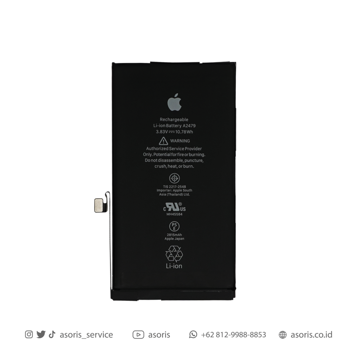 iPhone 12/12 Pro Battery | ASORIS Store - Jasa Service iPhone, iPad ...